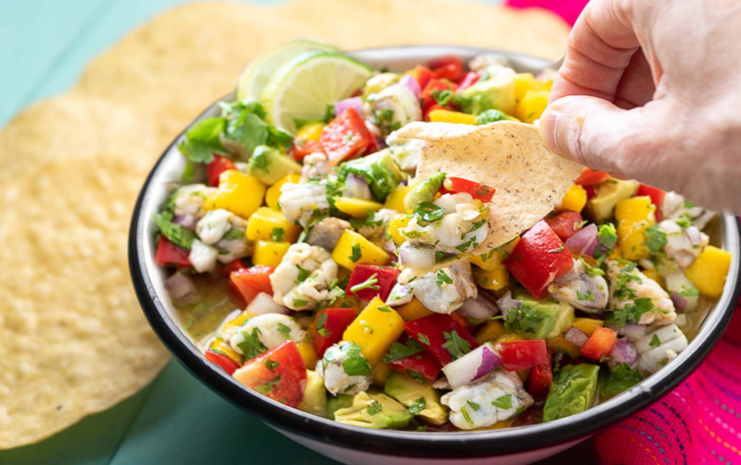 Ceviche de Camarón con Mango - Cardenas Markets